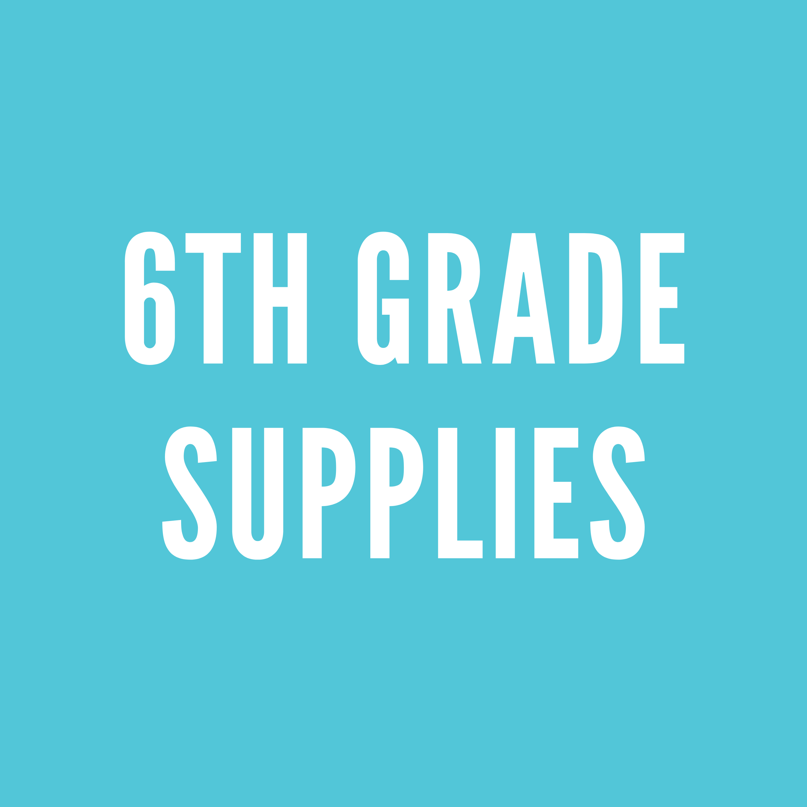 6th Grade Supplies – Norfolk Academy Bulldog Bookstore