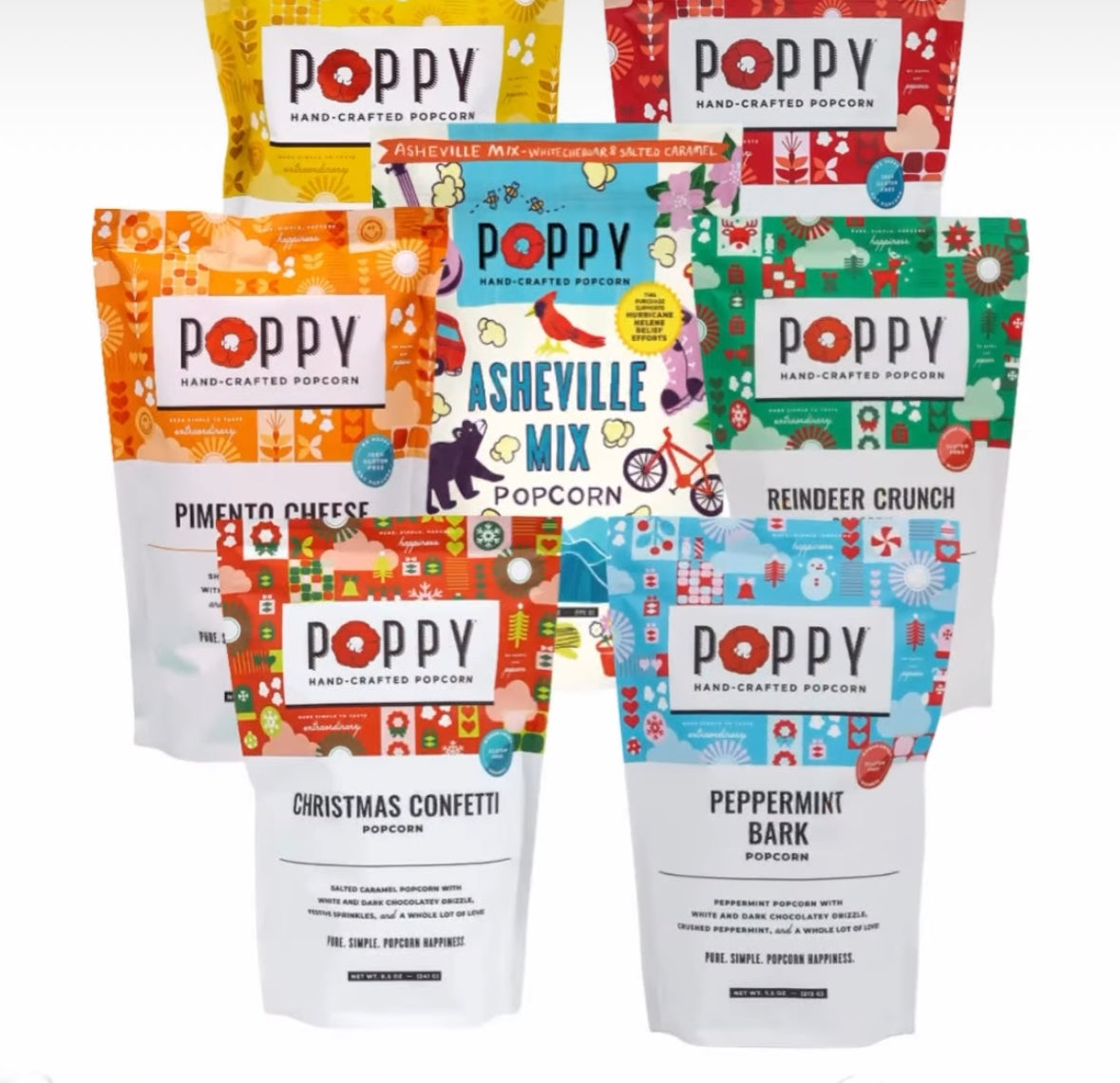 Poppy Handcrafted Popcorn - Assorted Flavors – Norfolk Academy Bulldog ...